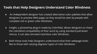 Colorblindness and design | PPT