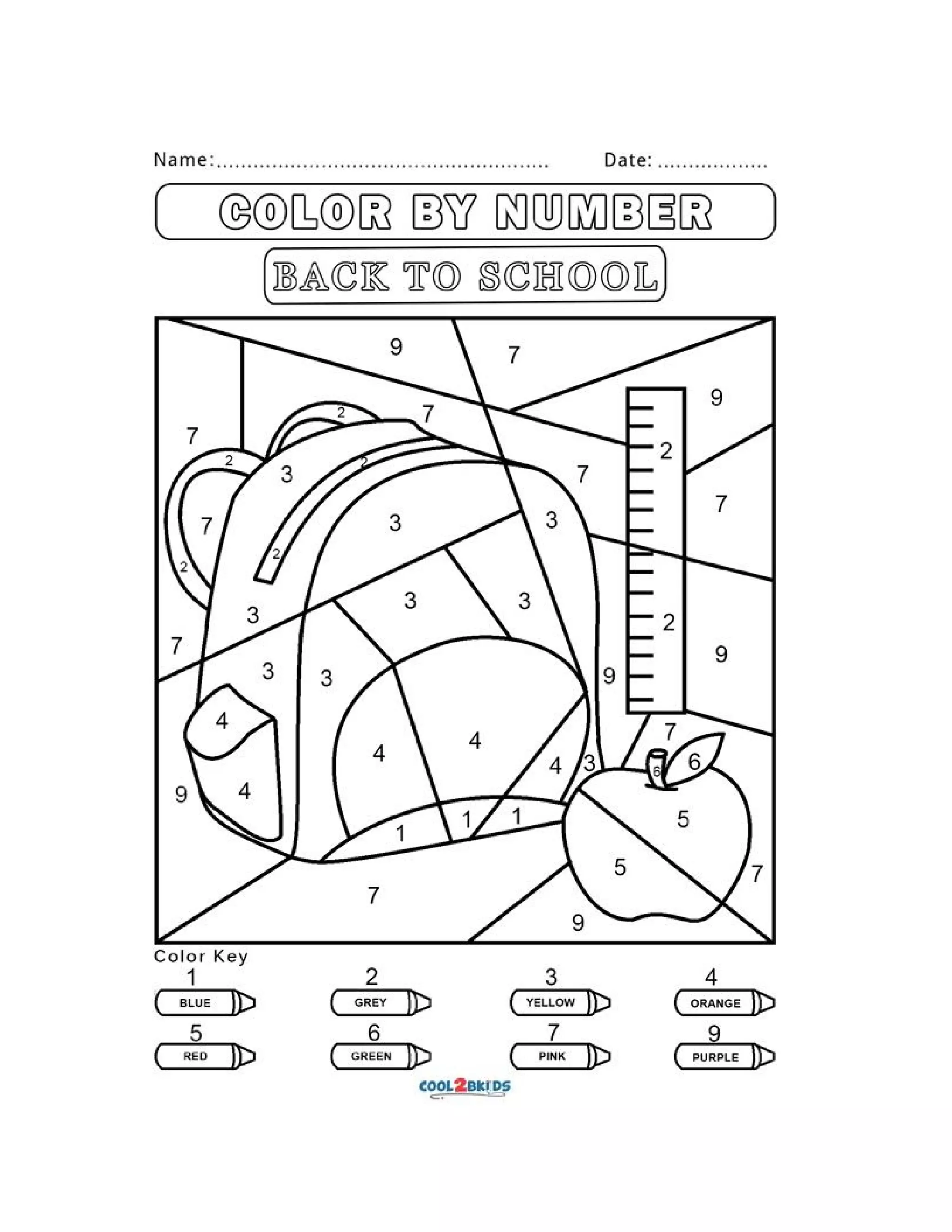 Color by numbers | PDF