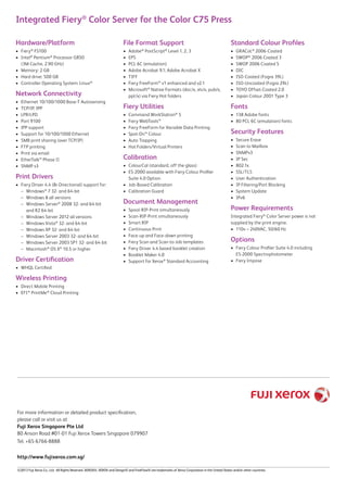 Color c75 Server | PDF