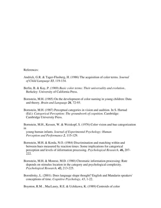 Color categories | PDF