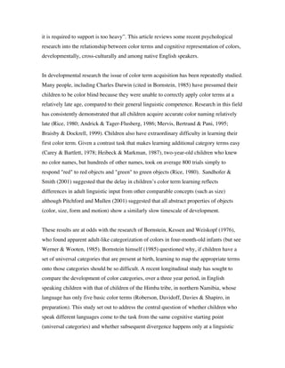 Color categories | PDF