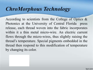 Color changing fabric | PPT