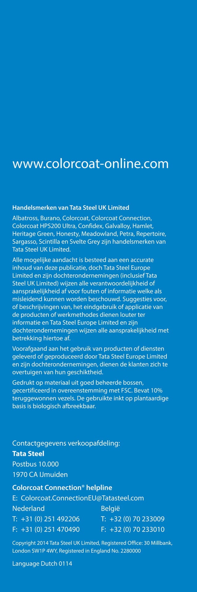 HPS200 Ultra® - kleurenkaart | PDF