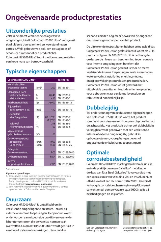 HPS200 Ultra® - kleurenkaart | PDF