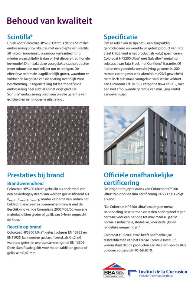 HPS200 Ultra® - kleurenkaart | PDF