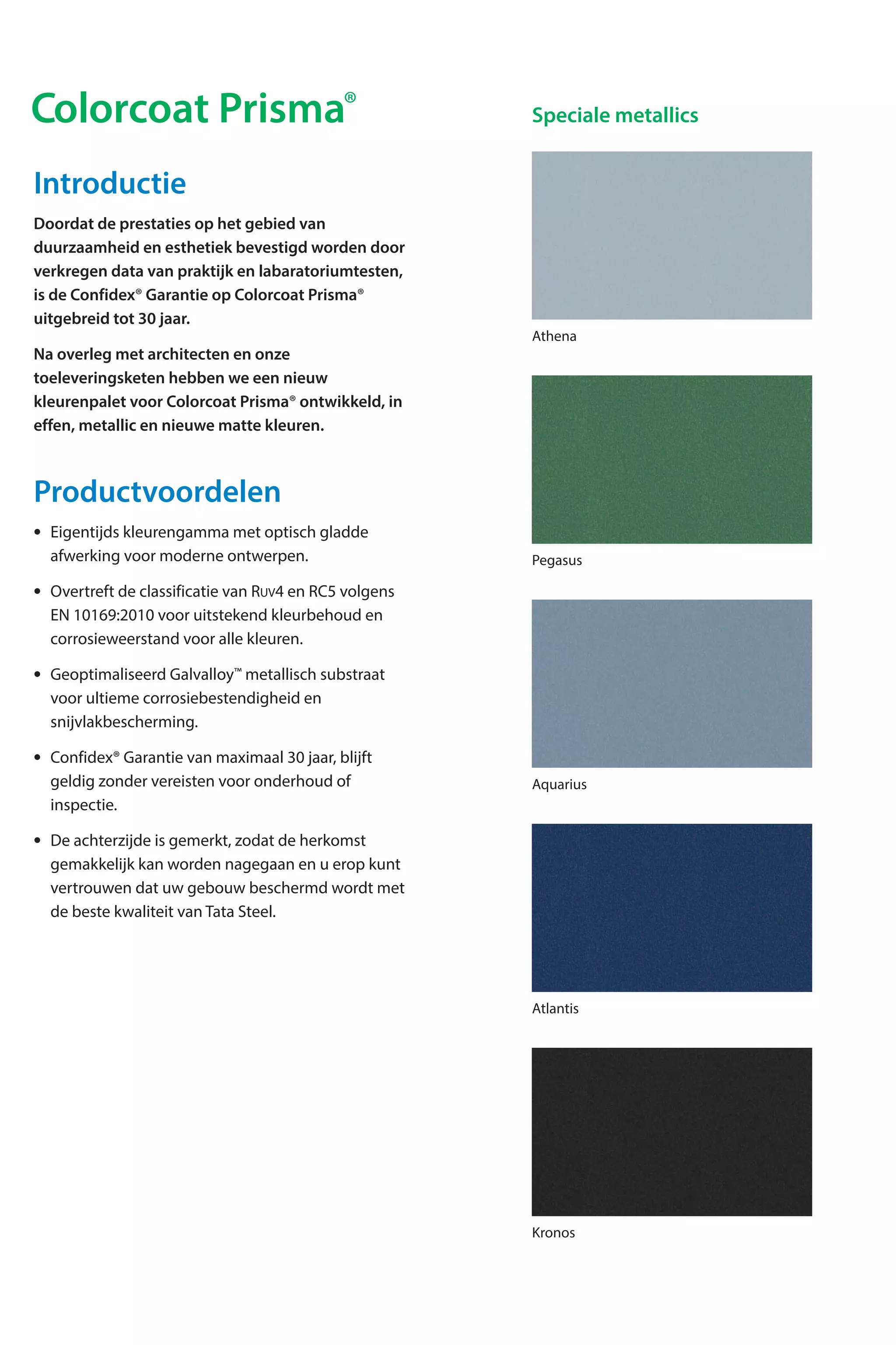 Prisma® - kleurenkaart | PDF