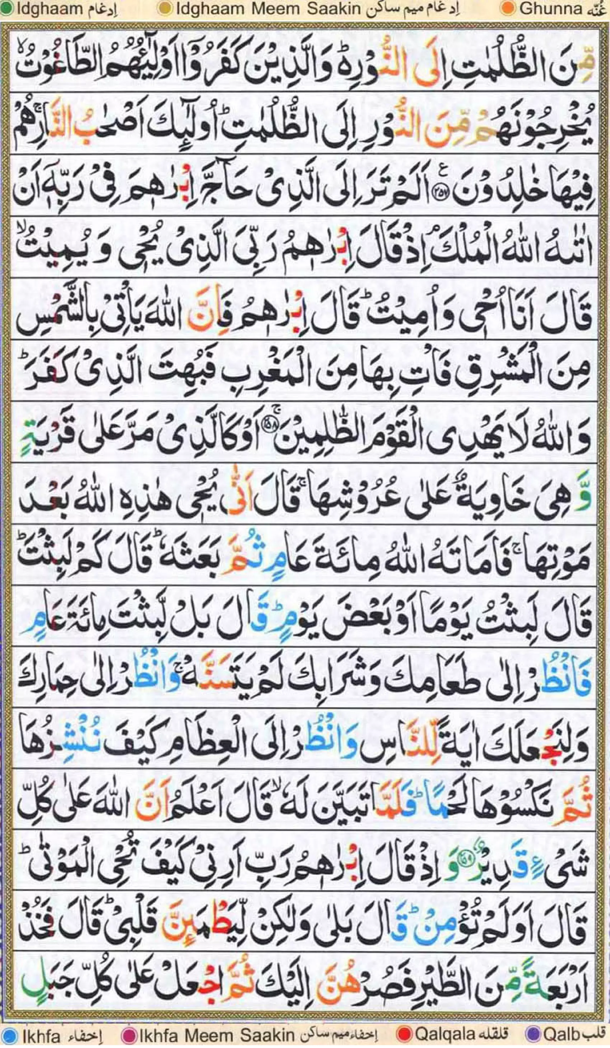 Color coded Qur'an with Tajweed rules in Indo Pak fonts (PDF) | PDF