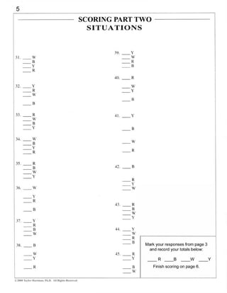 Color Code Scoring | PDF