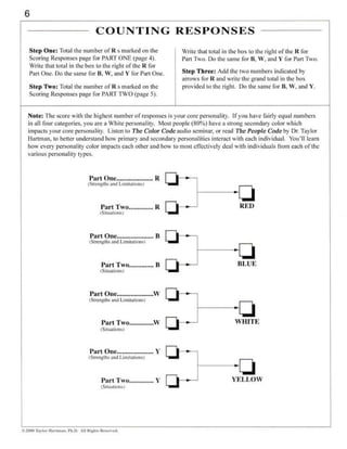 Color Code Scoring | PDF