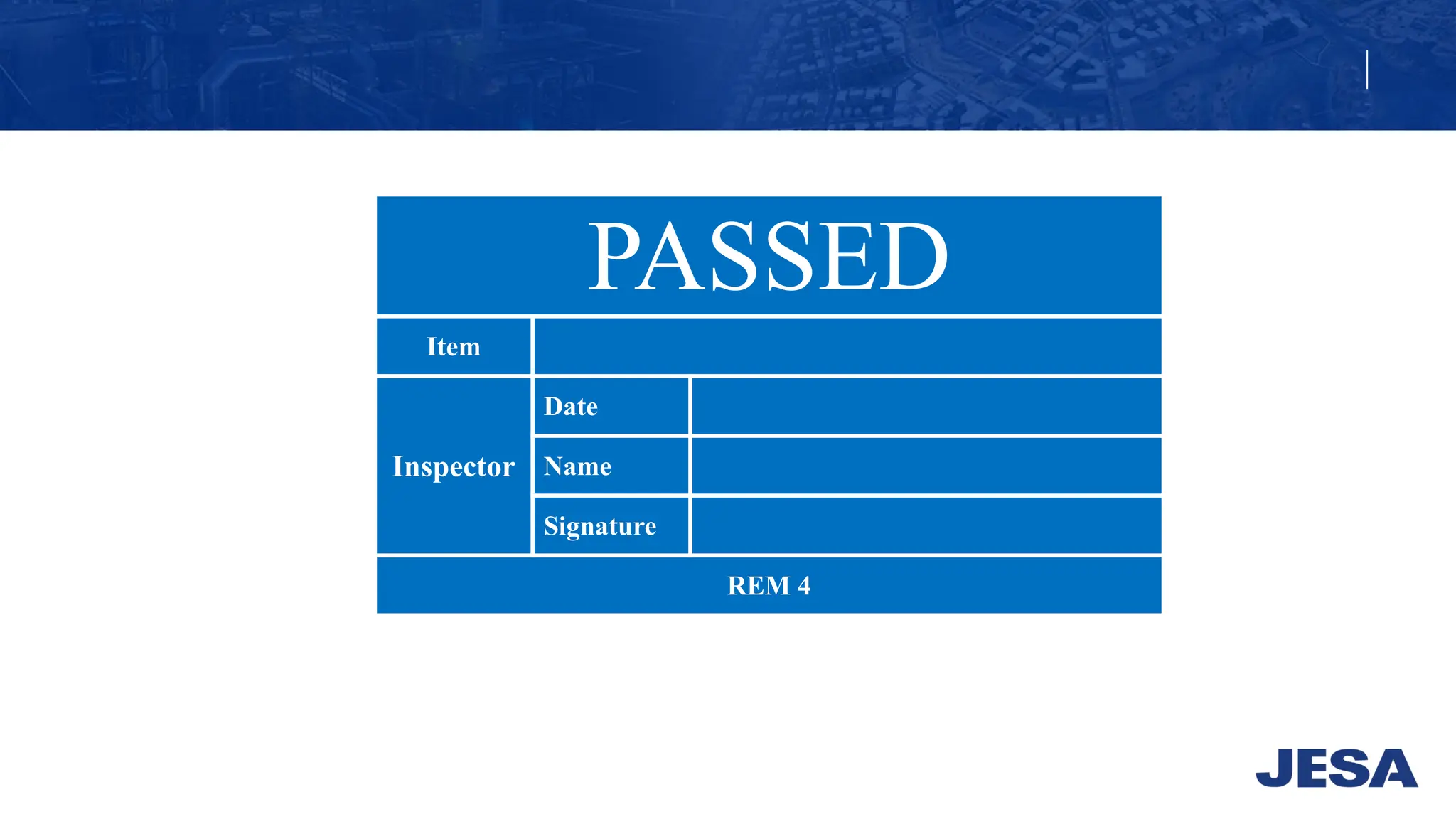 color code system for equipment & material inspection | PPTX