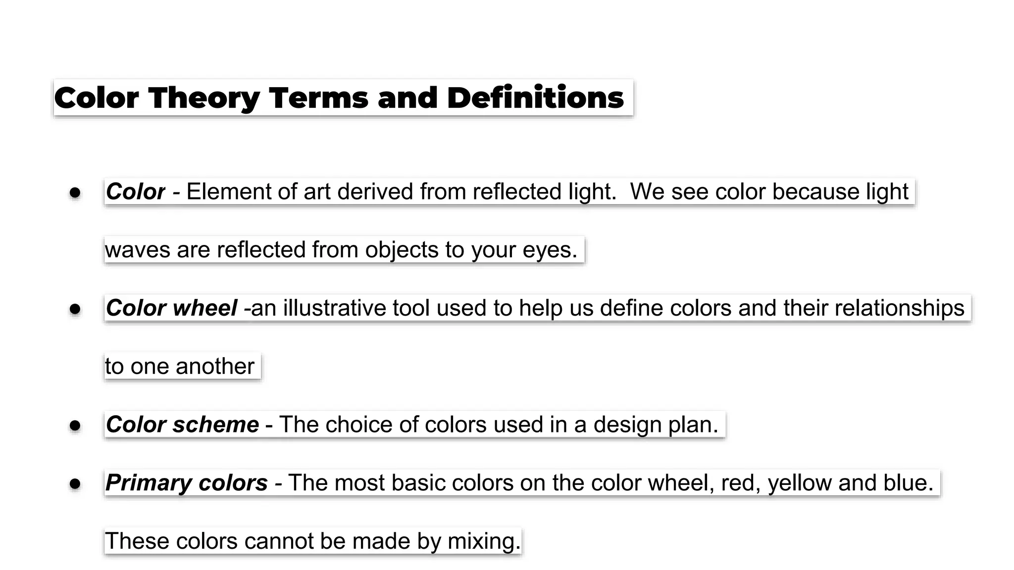 Color & Color Theory PowerPoint Presentation | PPTX