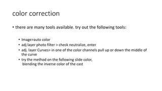 Color correction and grading | PPTX
