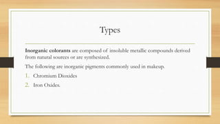 Color cosmetics | PPTX