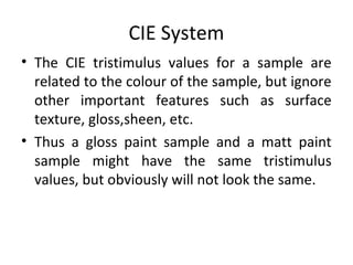 Color description sg babu | PPT