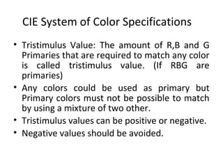 Color description sg babu | PPT