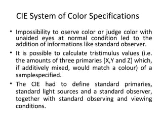 Color description sg babu | PPT