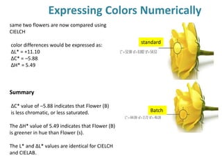Color diffference and color tolerance | PPTX