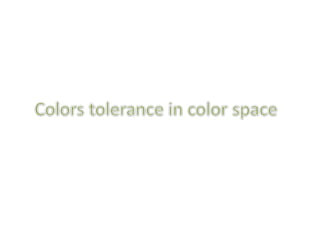 Color diffference and color tolerance | PPTX