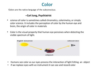 Color diffference and color tolerance | PPTX