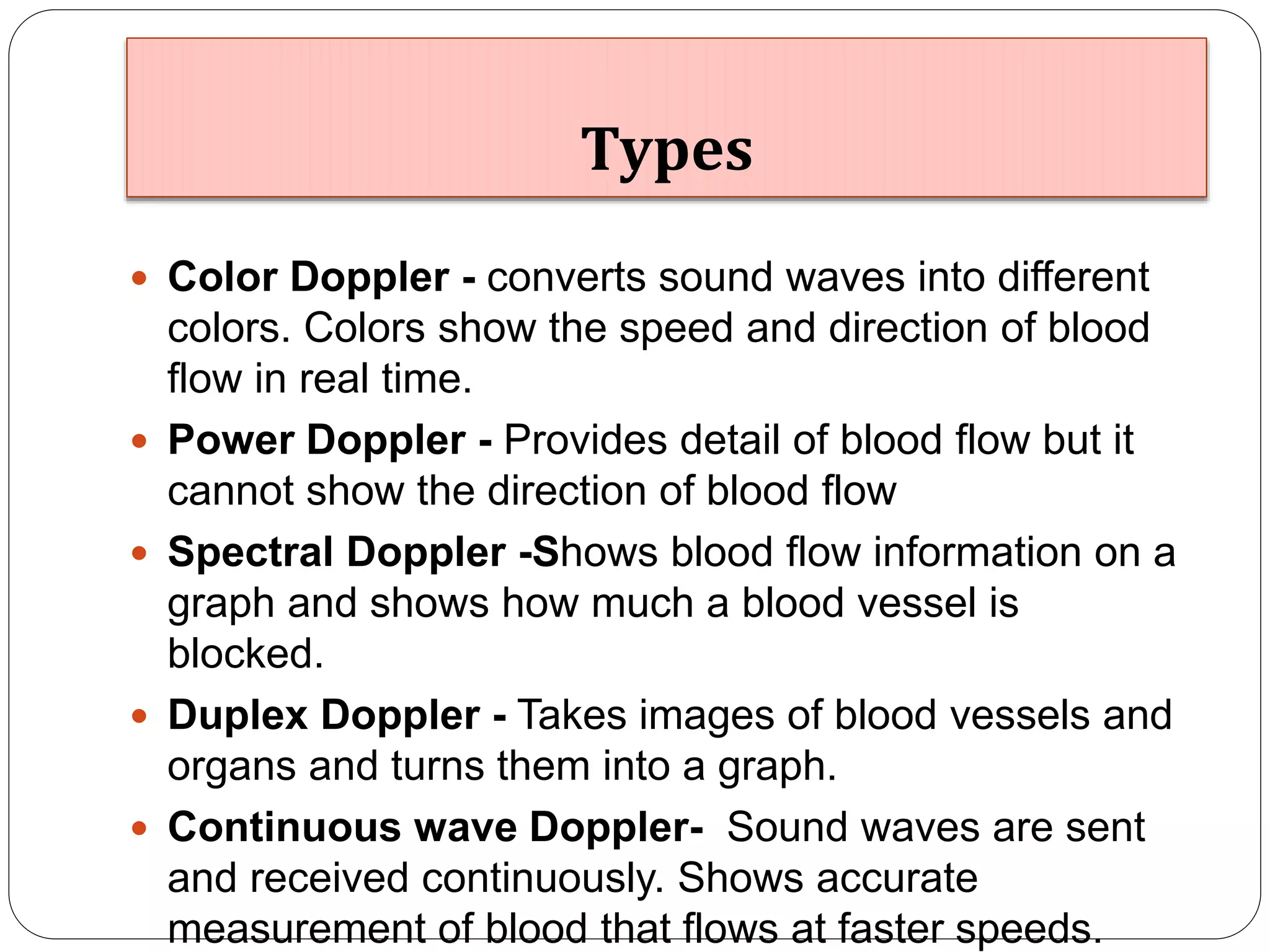Color doppler | PPTX