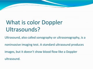 color doppler ultrasound .docx