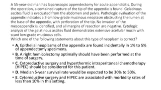 colorectal questions and answers for surgery residents | PPTX