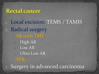 Colorectal ca | PPTX