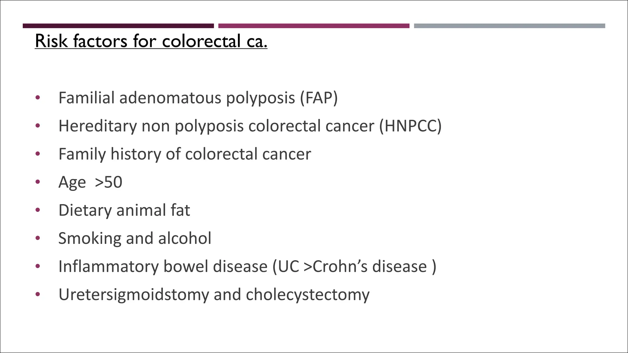 colorectal cancer causes risk factors and staging | PDF