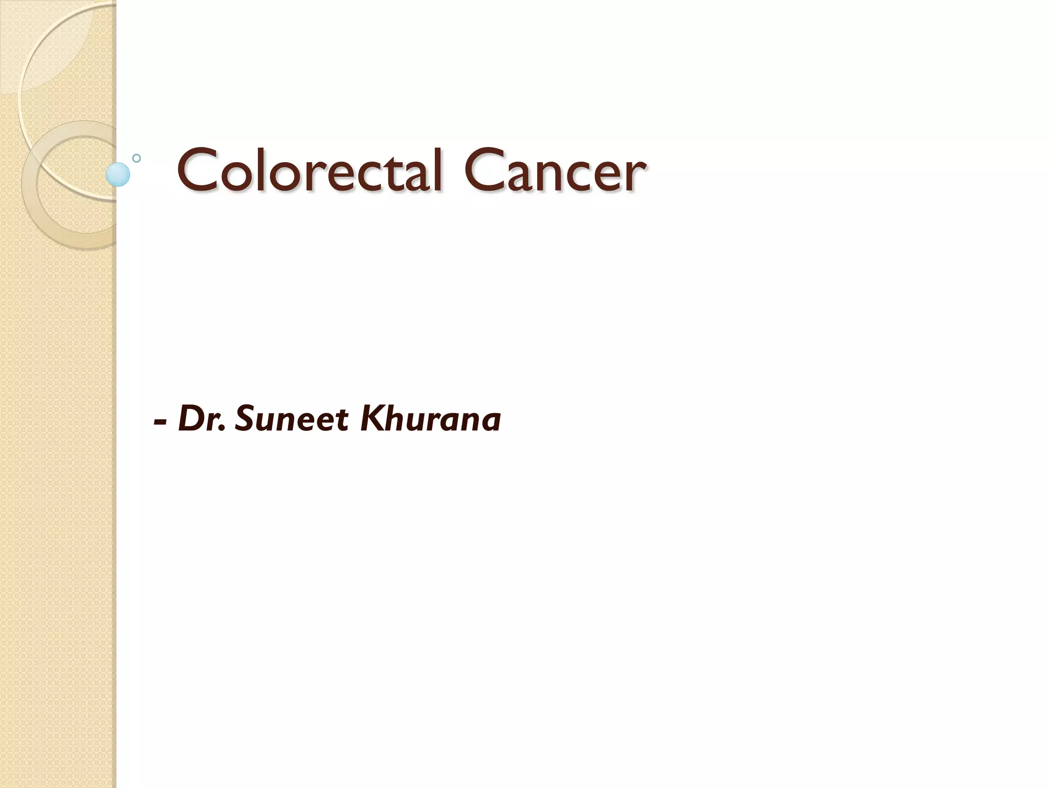 Colorectal Cancer | PDF
