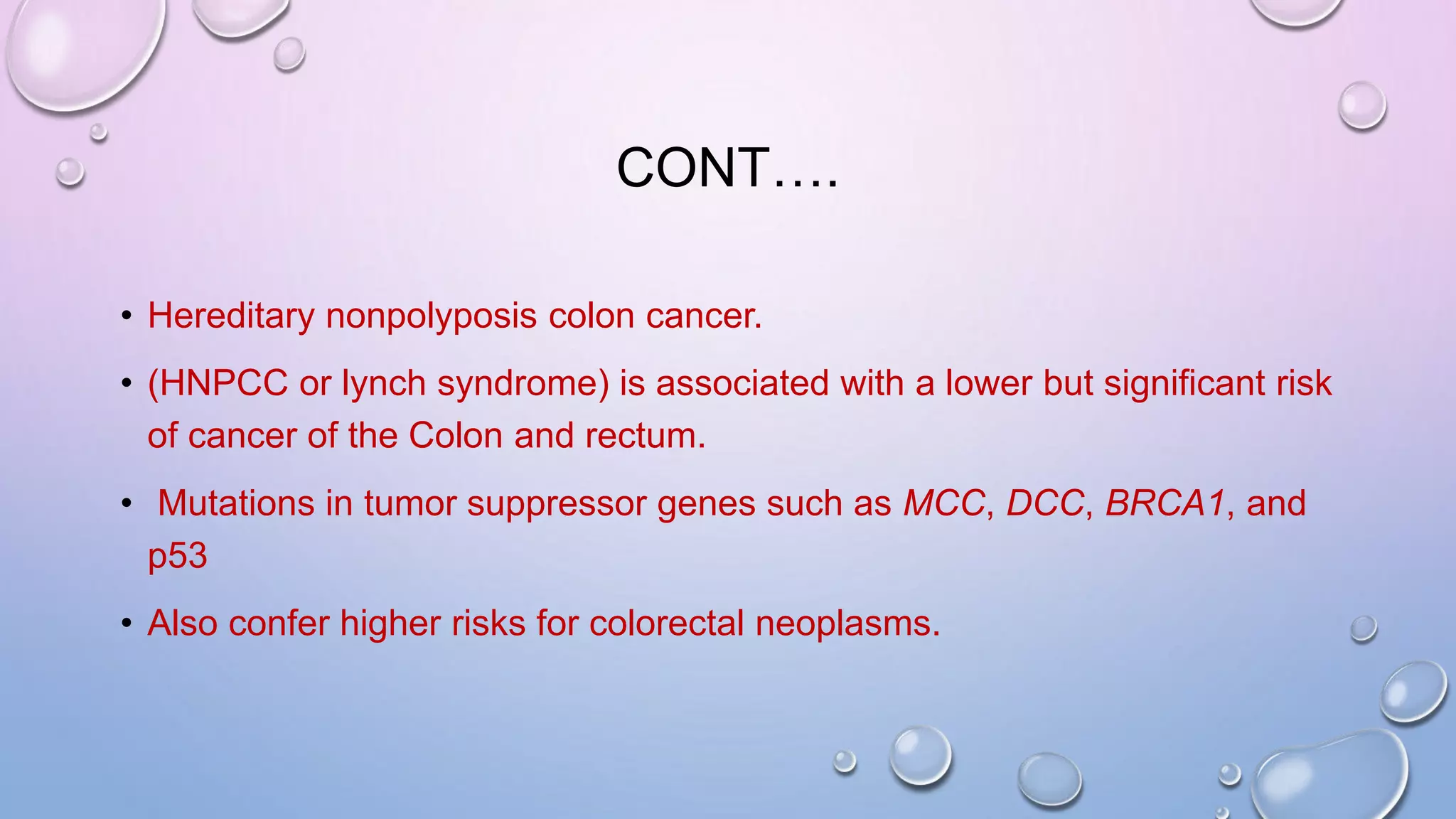 Colorectal Cancer | PPTX