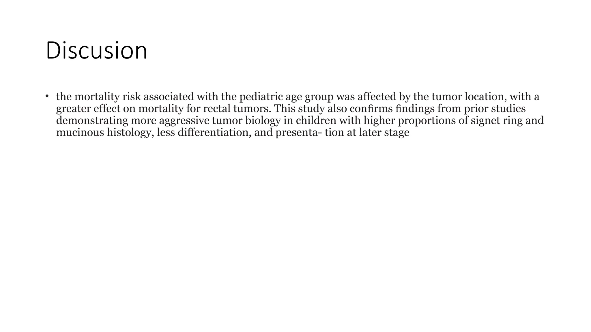 ppt colorectal cancer in pediatric patient | PPTX