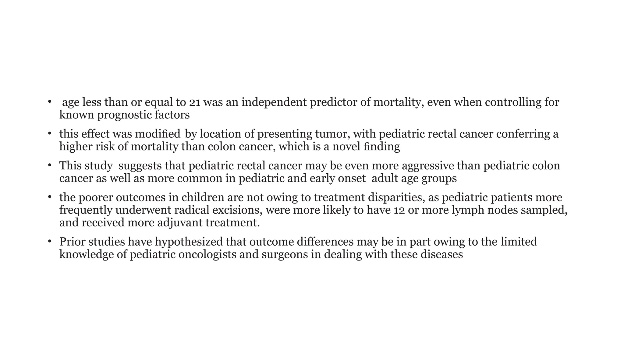 ppt colorectal cancer in pediatric patient | PPTX