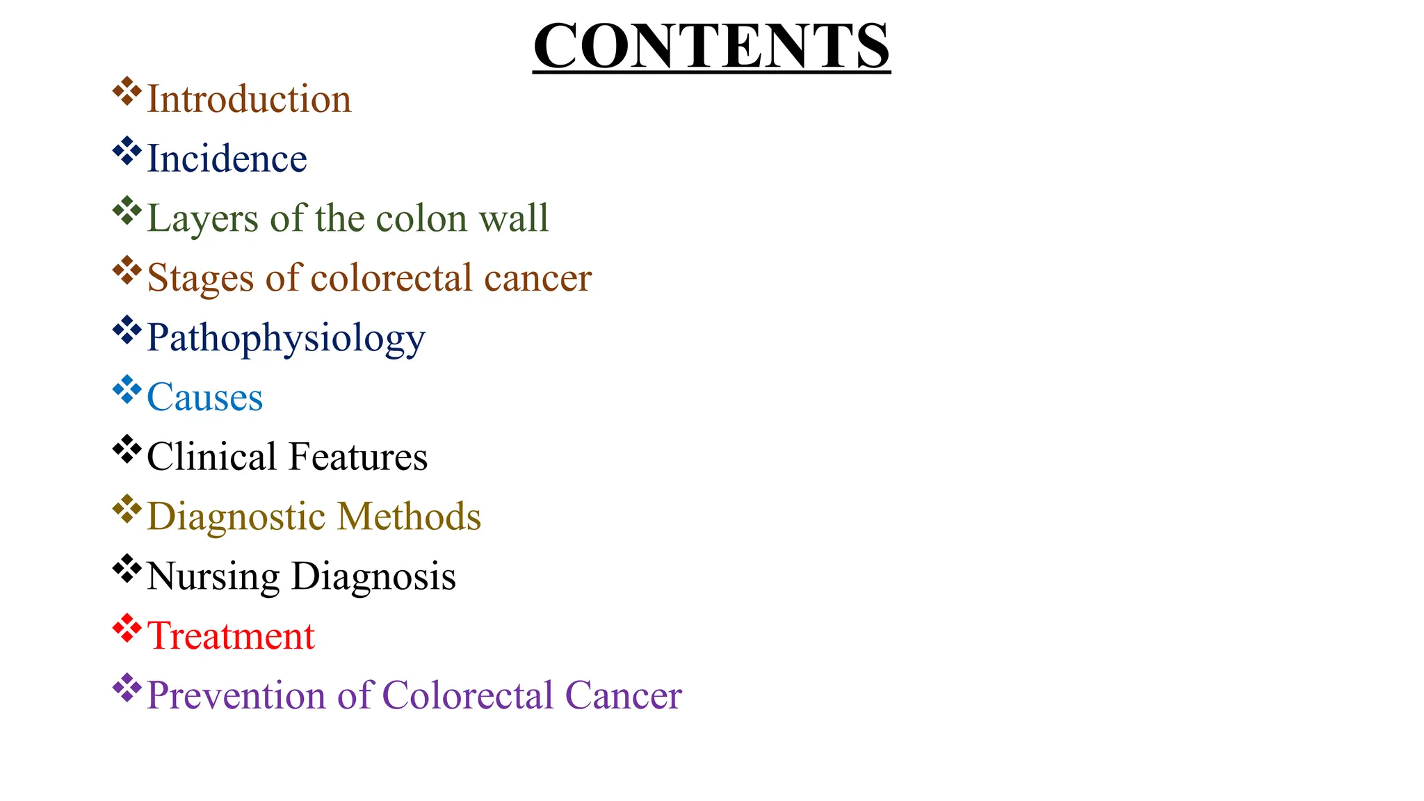 Colorectal cancer (CRC), Sigmoid cancer, Tumor pptx. | PPTX