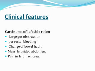 colorectal cancer 18 aug 22 final yr.pptx | Cancer | Diseases and ...