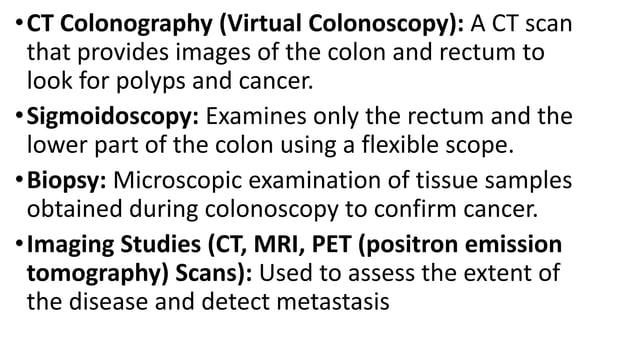 Colorectal cancer (CRC), cancer of the rectum and colon | PDF ...