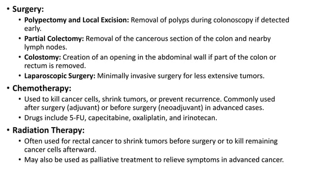 Colorectal cancer (CRC), cancer of the rectum and colon | PDF ...