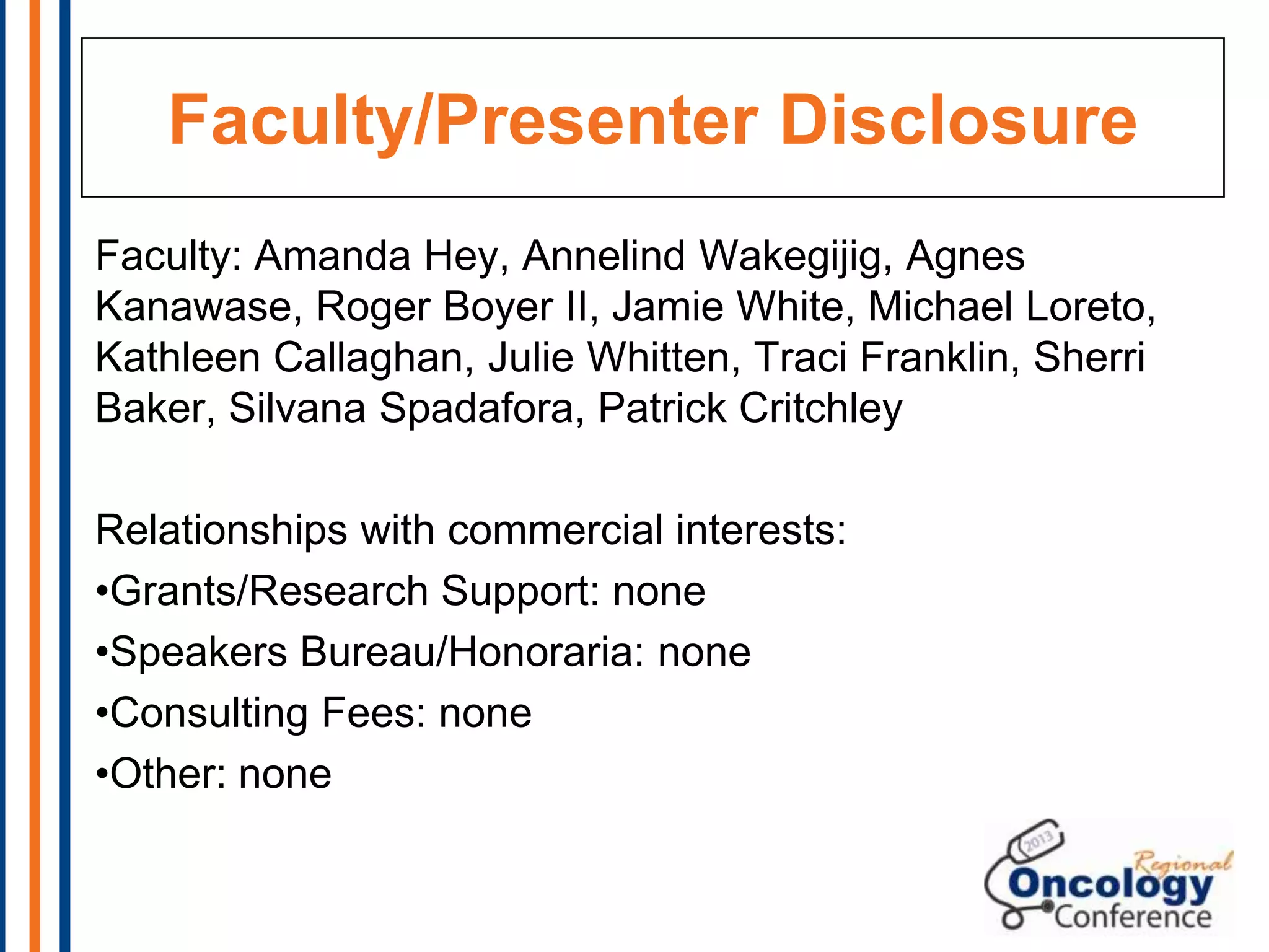 Colorectal Cancer Disease Pathway Management, Northeast Ontario Context ...