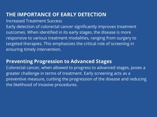 Colorectal Cancer in Young Adults: The Importance of Early Screening | PPTX