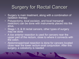 Colorectal cancer presentation | PPT