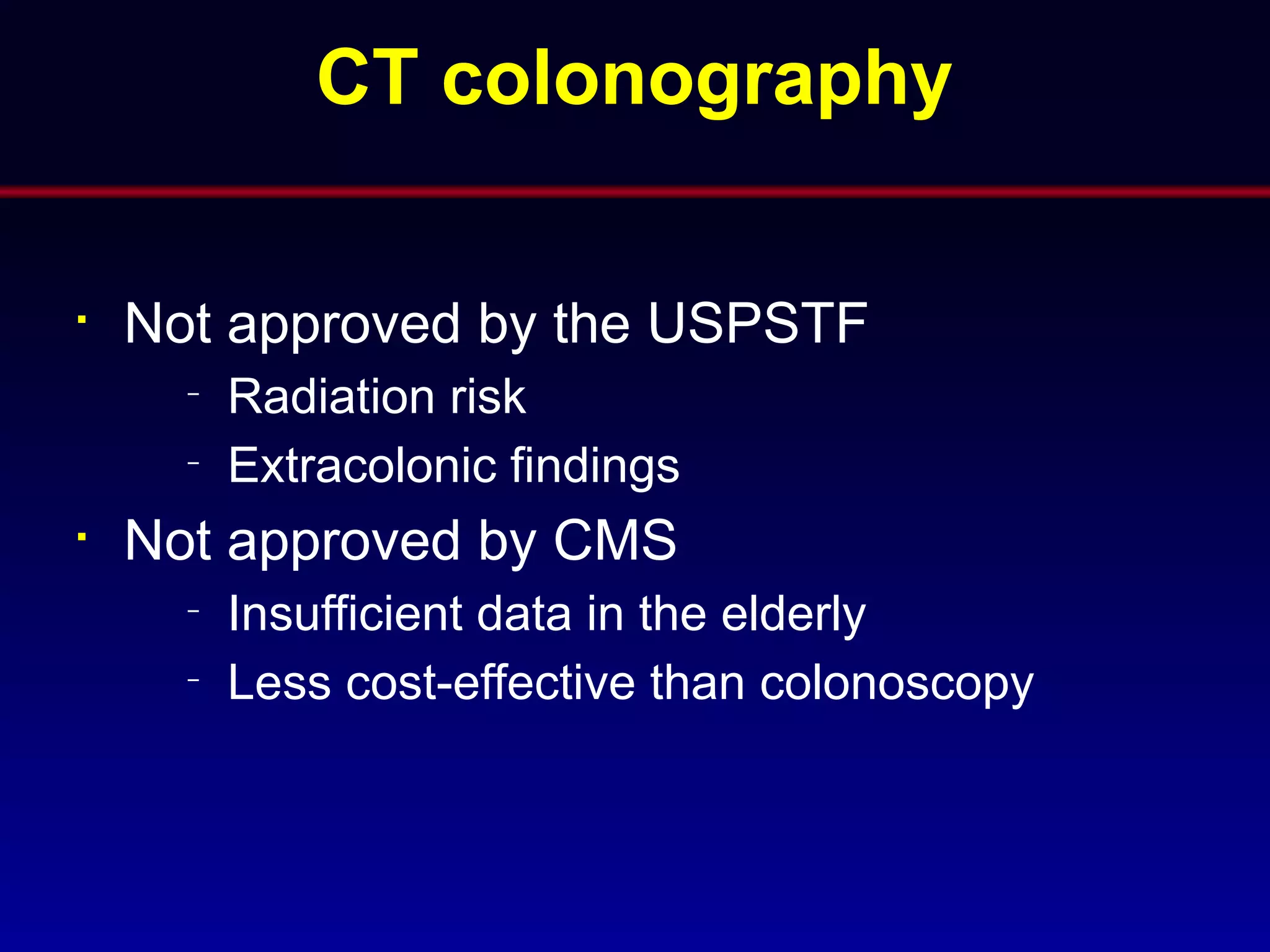 Colorectal cancer screening | PDF
