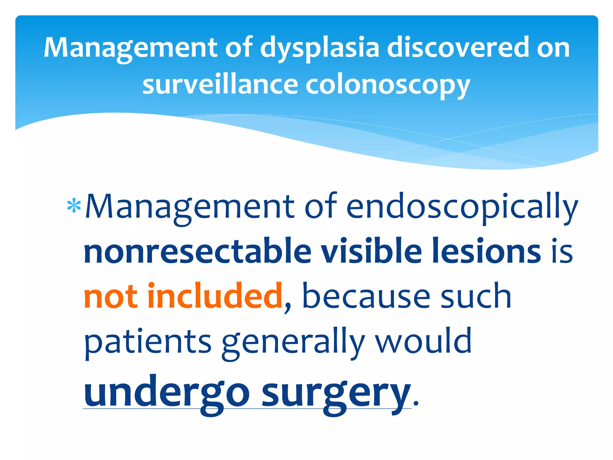Colorectal Cancer Surveillance in IBD 2015 | PPTX