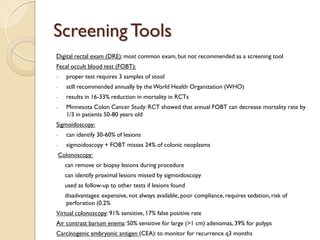 colorectalcancesample and diagnosis and treatment | PPT