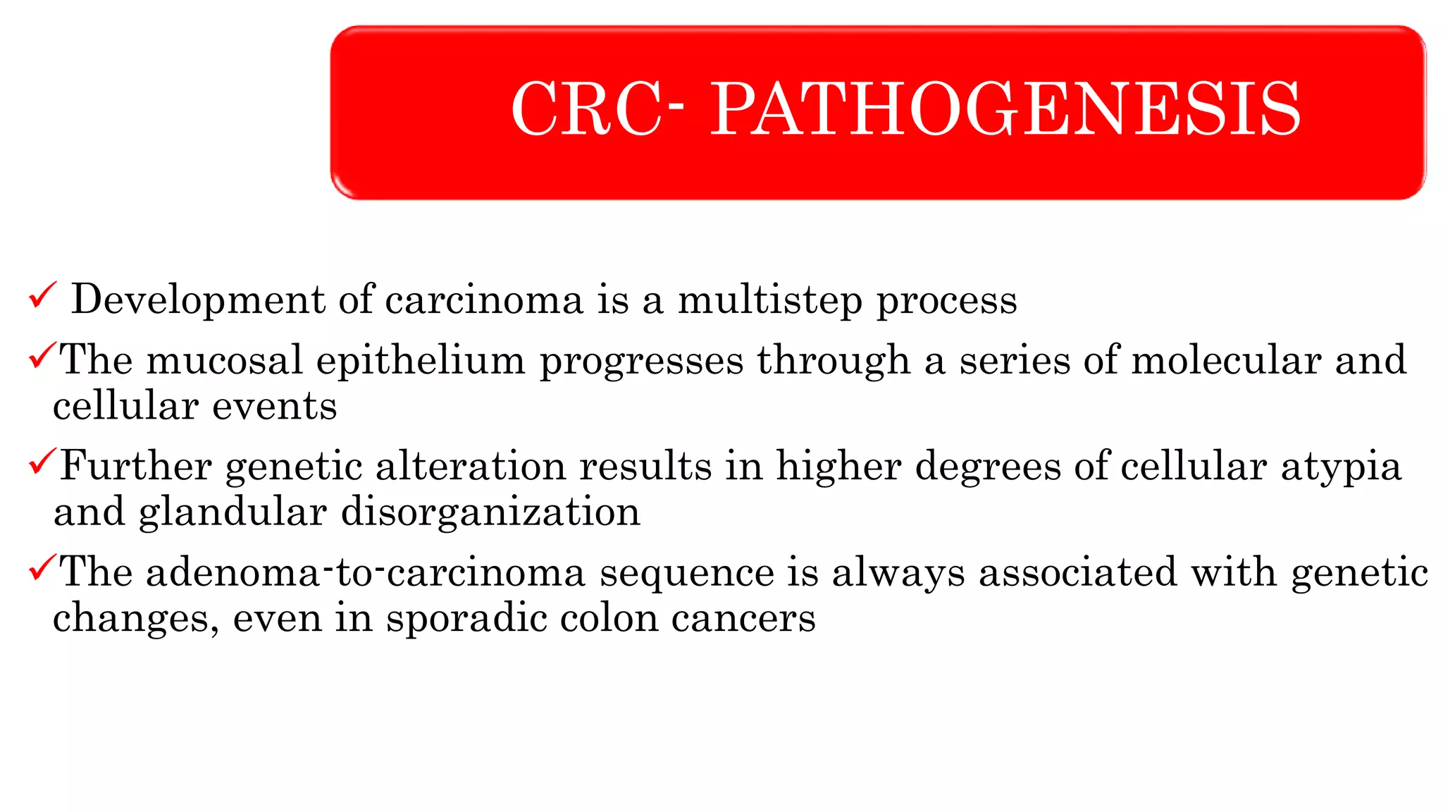 Colorectal carcinoma - lower gi hemorrhage | PPTX