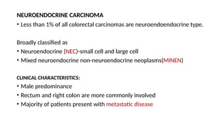 COLORECTAL CARCINOMA JOURNAL presentation | PPTX