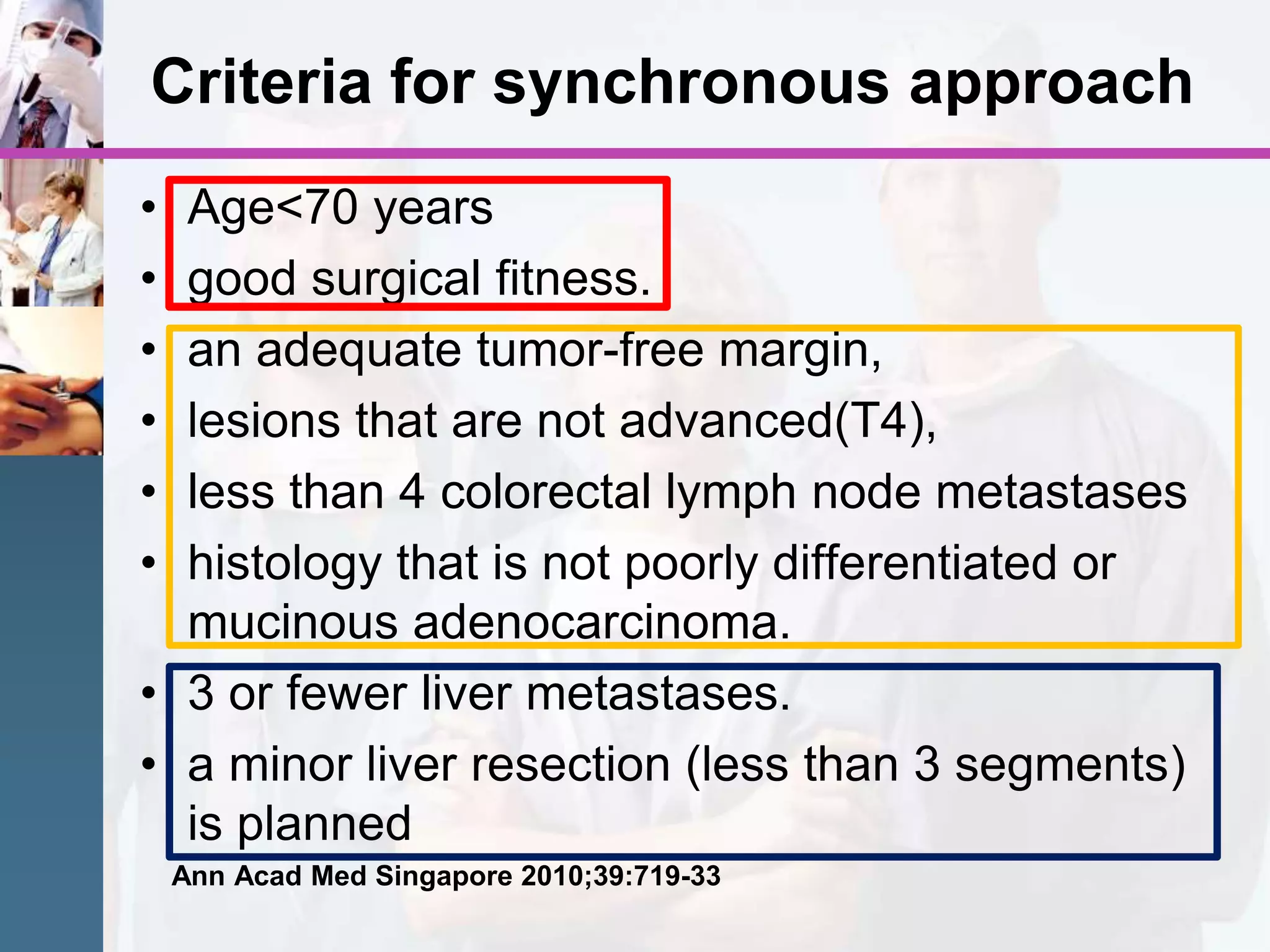 Colorectal Liver Metastases Multidisciplinary Approach 2 2 Ppt