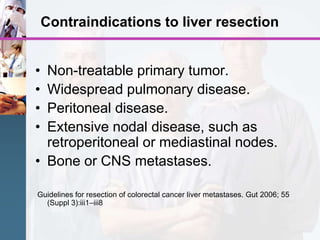 Colorectal liver metastases multidisciplinary approach 2 (2) | PPTX