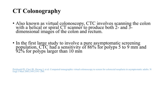 Colorectal Polyp.pptx | Digestive Disorders | Diseases and Conditions