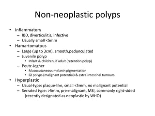 Colorectal polyps | PPTX