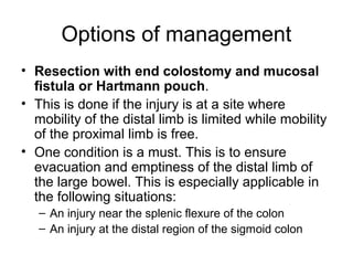 Colorectal trauma | PPT