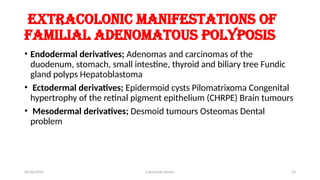 COLORECTAL TUMORS-1-2.pptx in surgeryppt | PPTX